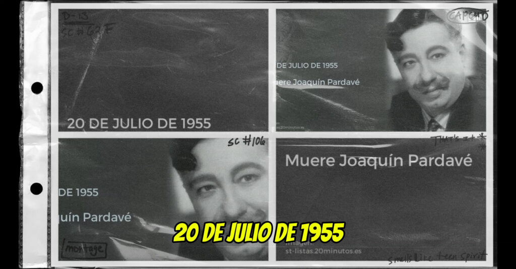 😥 La Trágica Muerte De JOAQUÍN PARDAVÉ: ¿Por Qué Sellaron Su Ataúd Tan ...