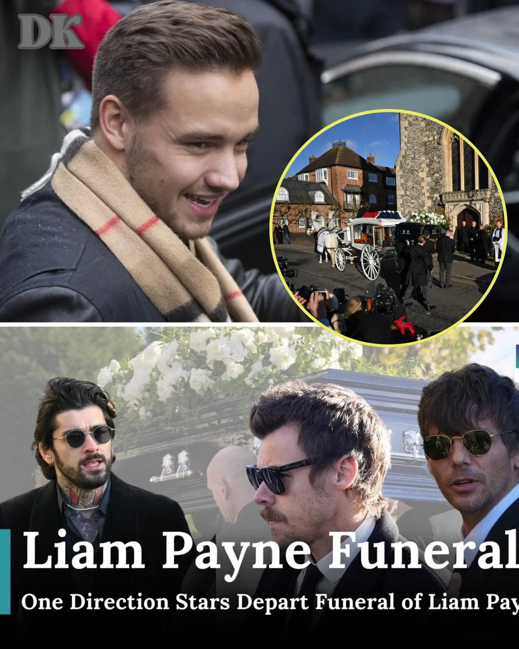 One Direction Stars parten del funeral del compañero de banda Liam ...