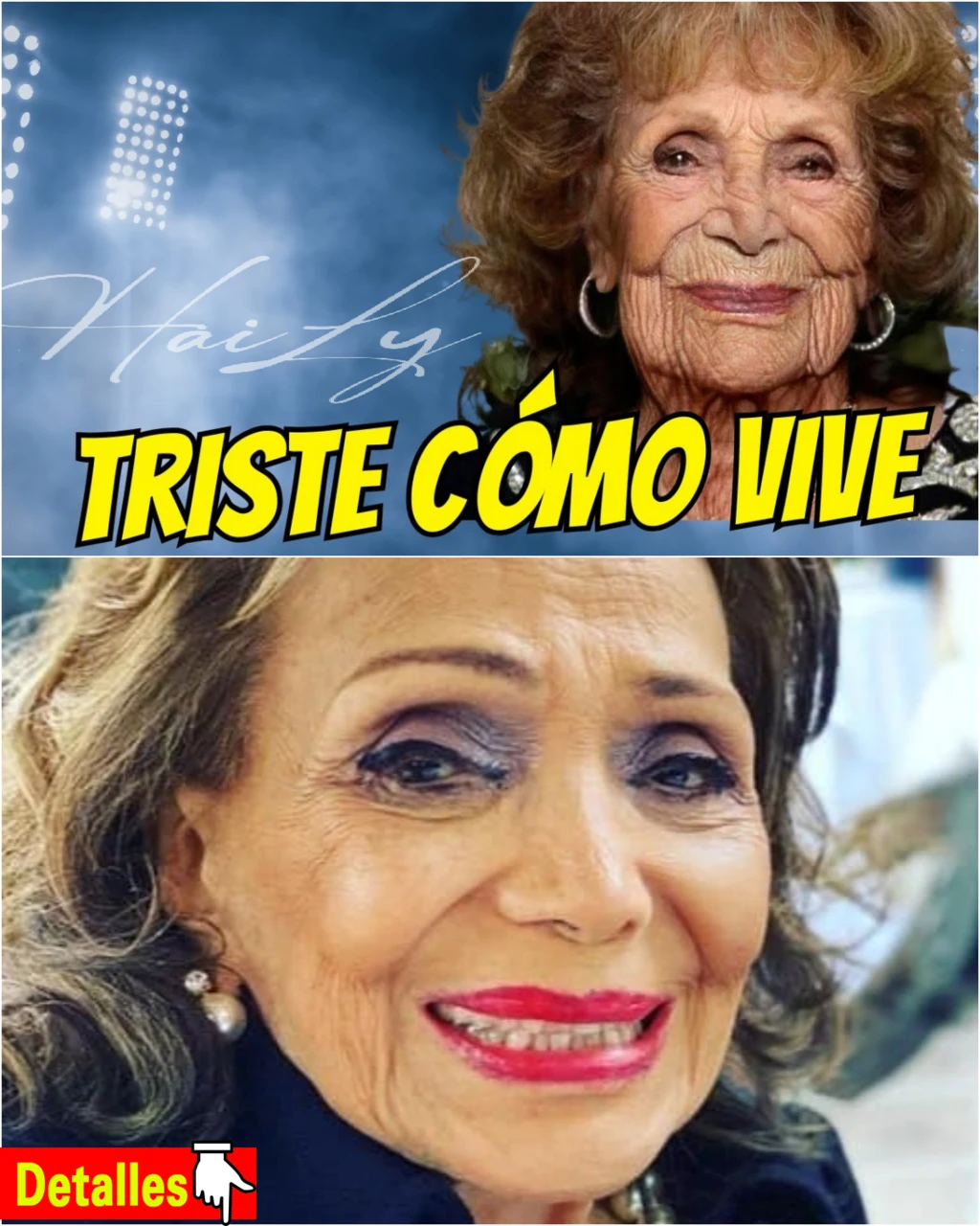 😥 A sus 97 años, MARÍA VICTORIA está asi y Cómo Vive es Triste - b00 - News