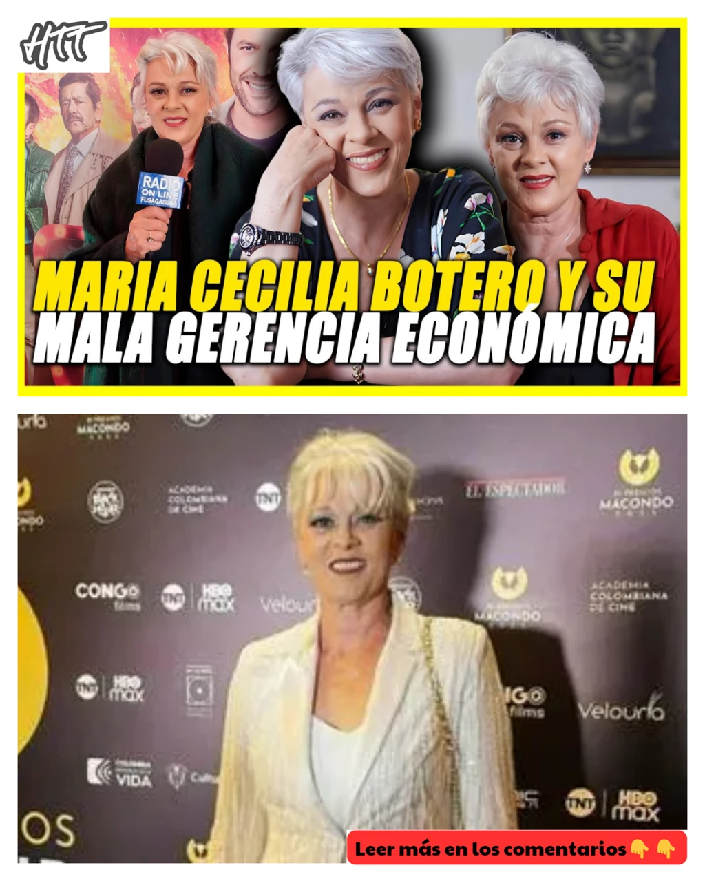 MARÍA CECILIA BOTERO Y SUS QUIEBRAS ECONÓMICAS | "HE SIDO UNA MALA ...