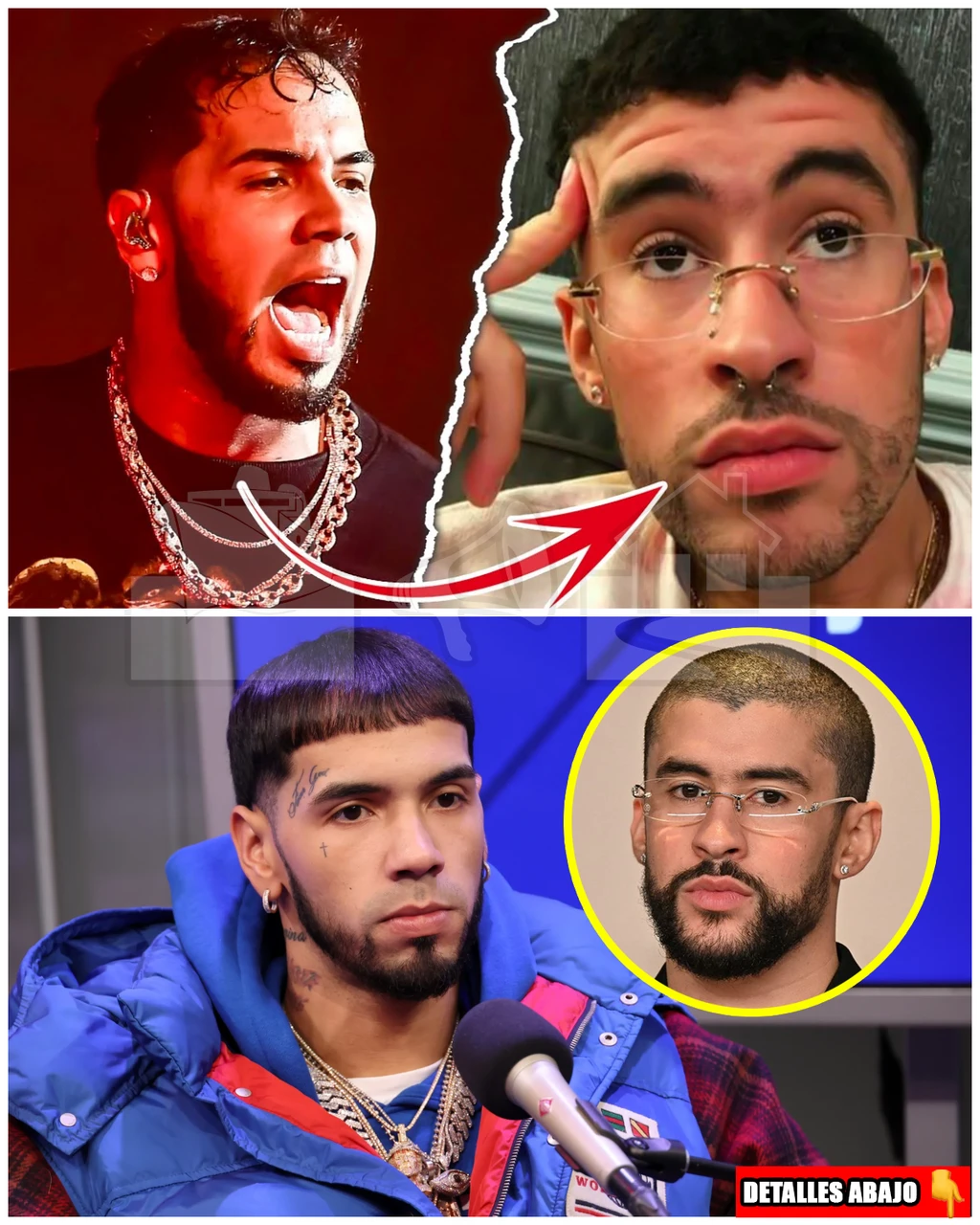 La hostilidad entre Bad Bunny y Anuel se vuelve cada vez más tensa - News