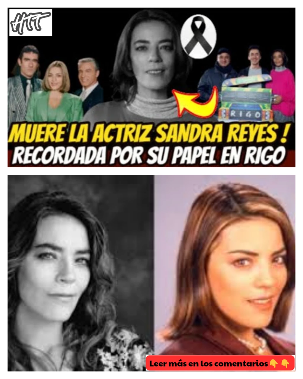 MUERE HOY FAMOSA ACTRIZ COLOMBIANA " SANDRA REYES " ! SU CUERPO NO ...