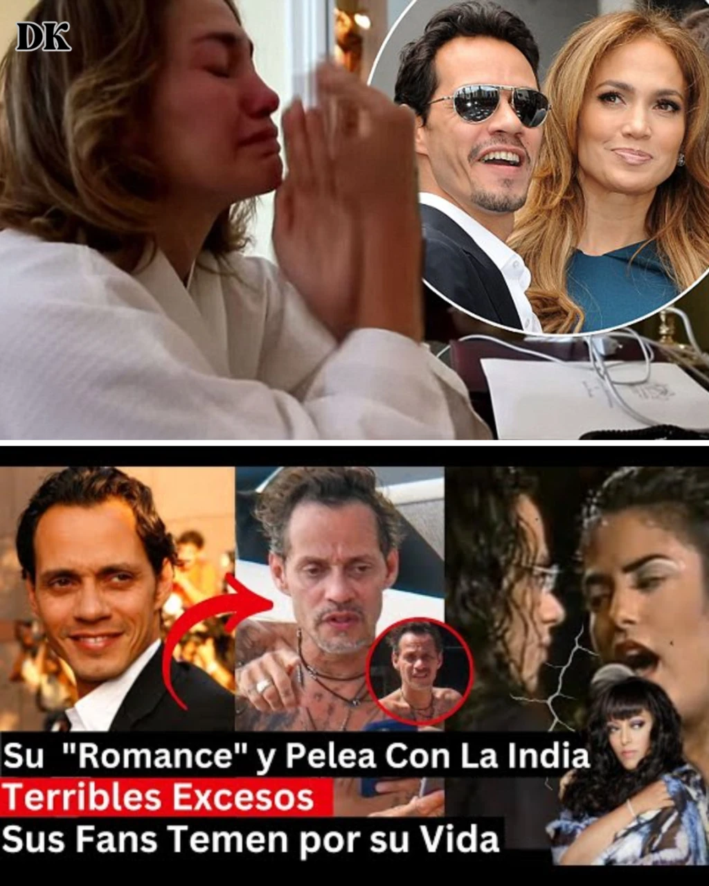 La Triste Historia de Marc Anthony, Su "Romance" y Pelea Con La India - News