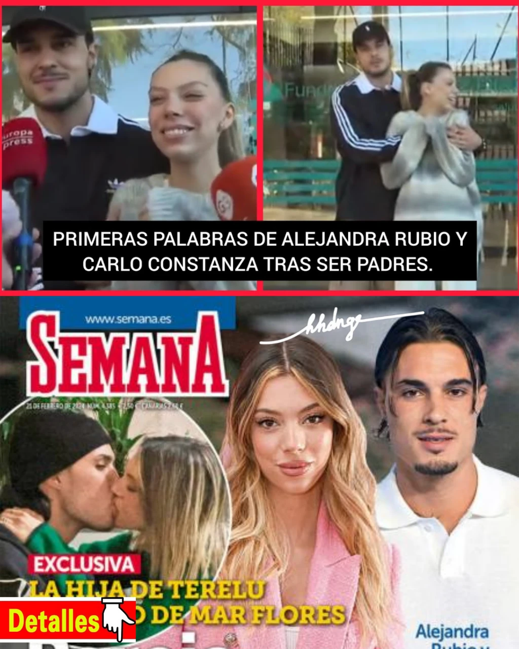 Las Primeras Palabras de Carlos Constanza y Alejandra Rubio: Un Nuevo ...