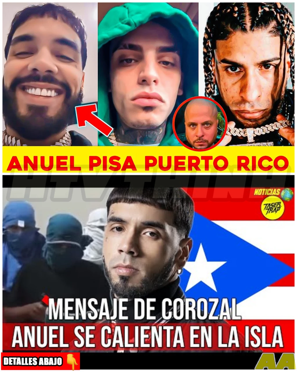 Anuel pisa Puerto Rico: ¿Le tiran a Yovngchimi en prisión? | Luar ...