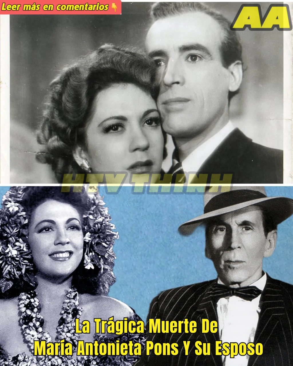 La Trágica Muerte De María Antonieta Pons Y Su Esposo - News