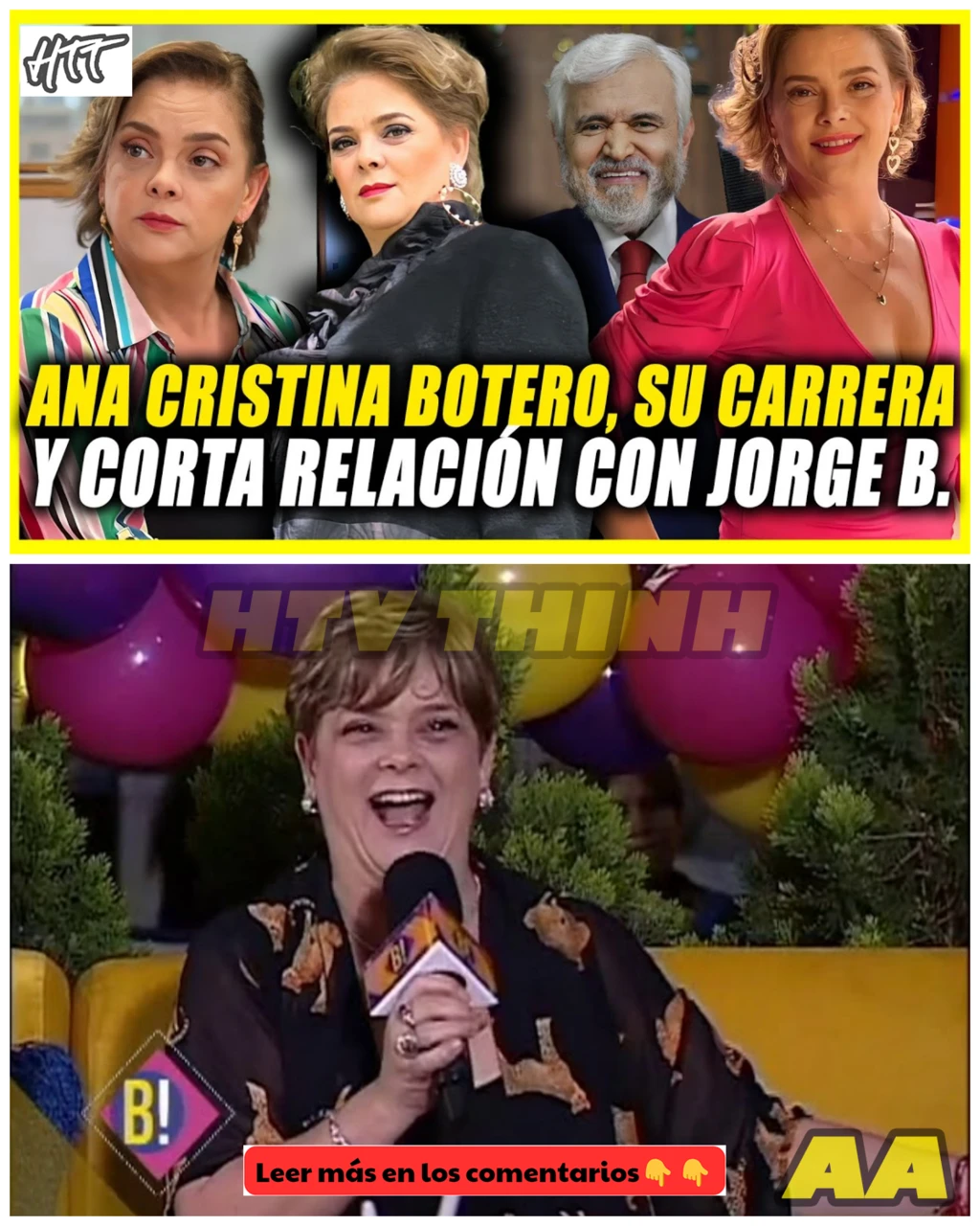 ANA CRISTINA BOTERO TIENE UN HIJO CON JORGE BARÓN - HTT - News