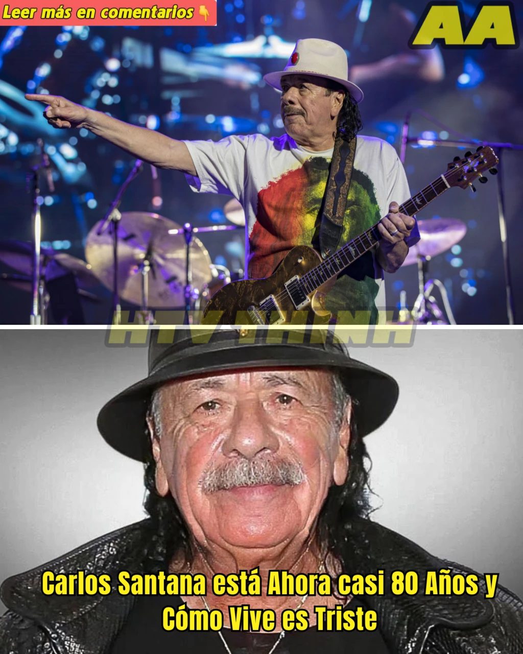 Carlos Santana está Ahora casi 80 Años y Cómo Vive es Triste boo - News
