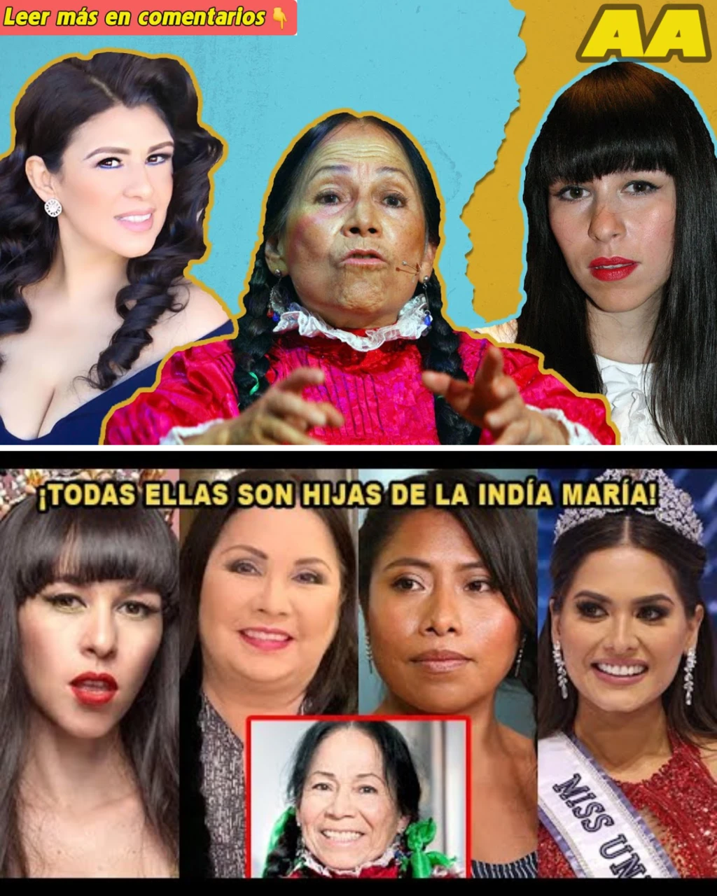 Todas las HIJAS famosas que la India María tuvo y dio en adopción - News