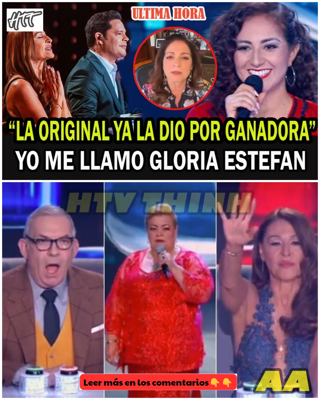 "NO LO PUEDO CREER" yo me llamo GLORIA ESTEFAN recibe inesperado APOYO de la cantante ORIGINAL ...