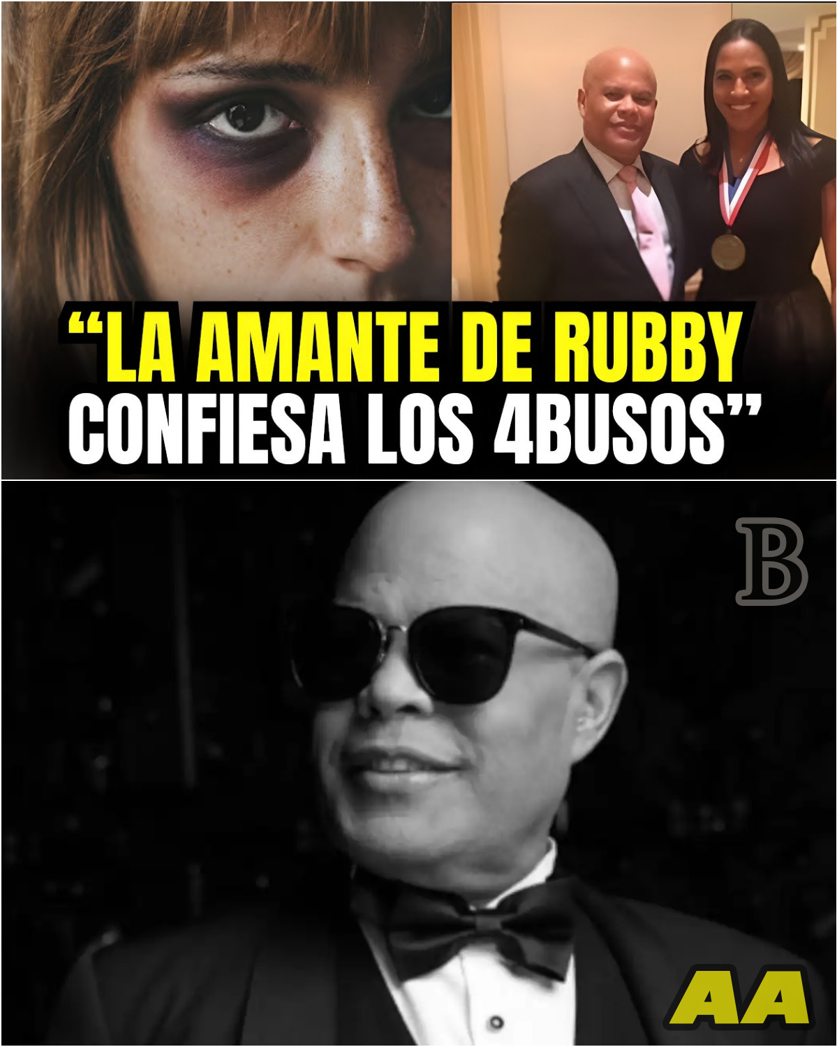 "Tras la muerte de Rubby Pérez, una amante secreta rompe el silencio y revela un hijo oculto que ...