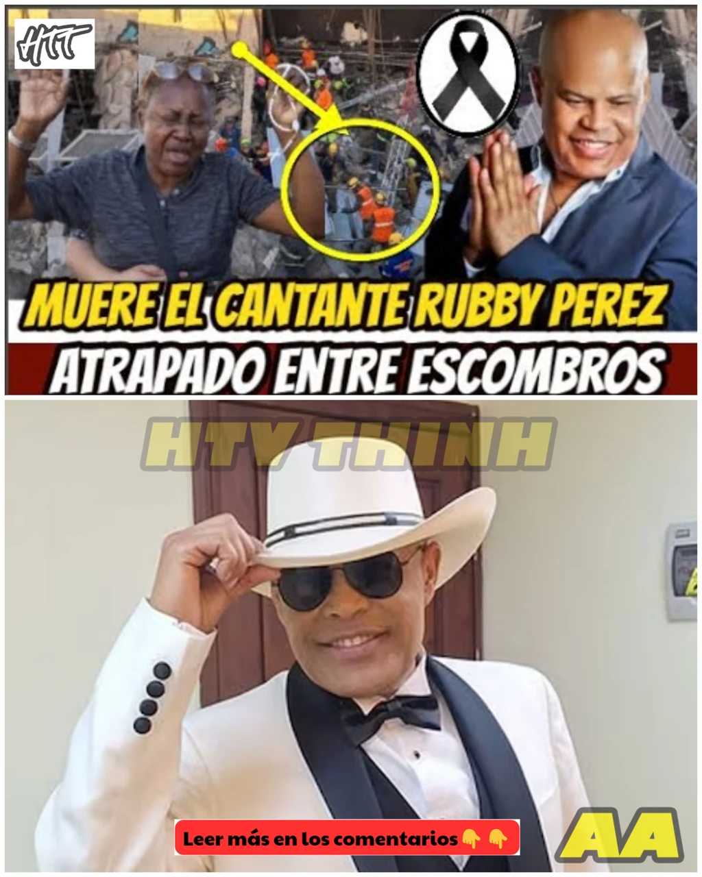 MUERE EL CANTANTE RUBBY PEREZ BAJO LOS ESCOMBROS DE LA DISCOTECA JET SET EN REPUBLICA DOMINICANA ...