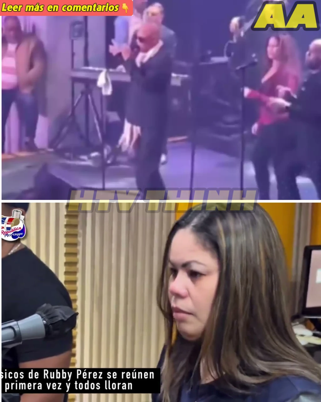 MÚSICOS DE RUBBY PÉREZ LLORAN DESCONSOLADAMENTE EN LOS ENSAYOS - News