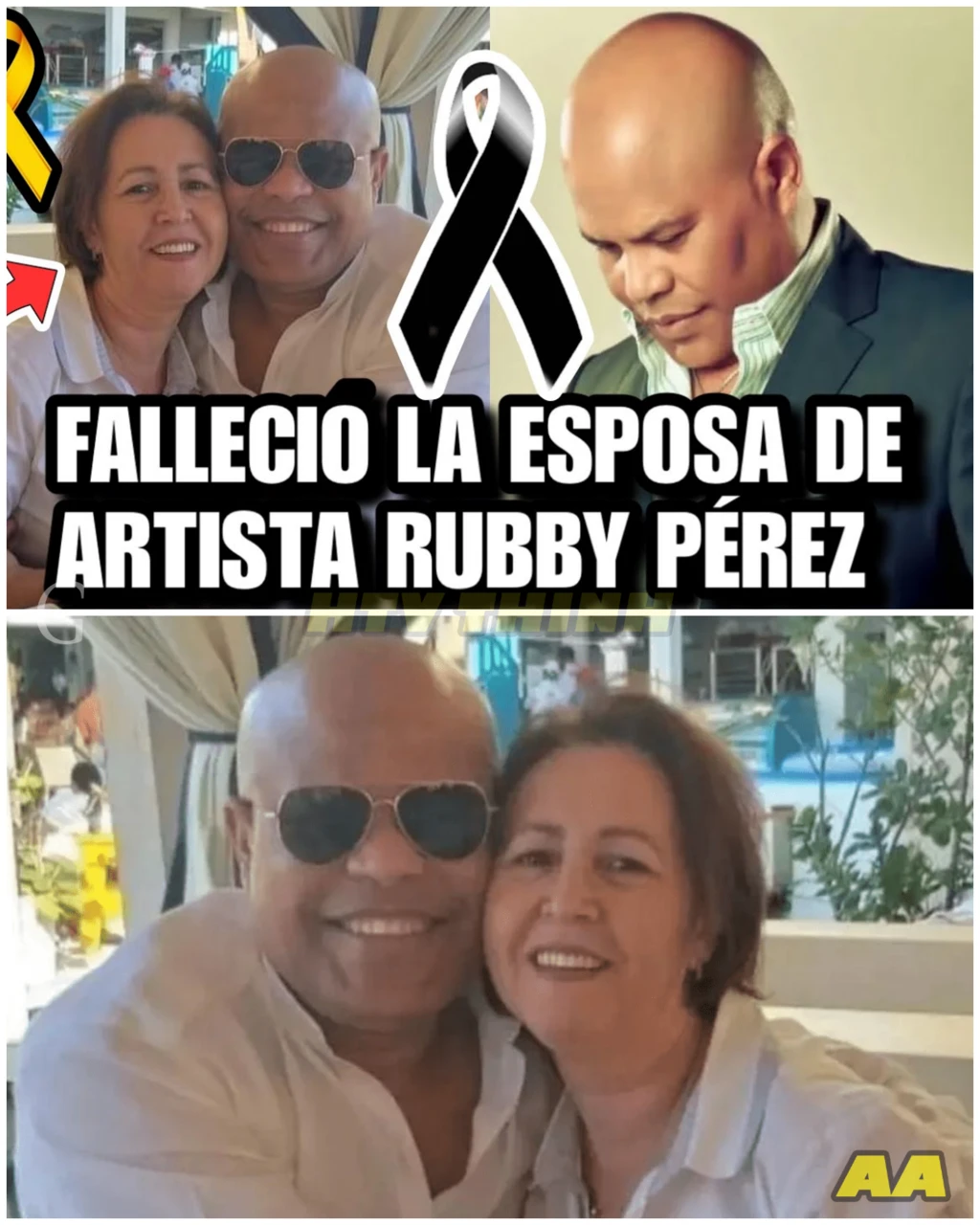 Así se Despidió Rubby Pérez de su esposa tras morir de cáncer amigos y amigas - News