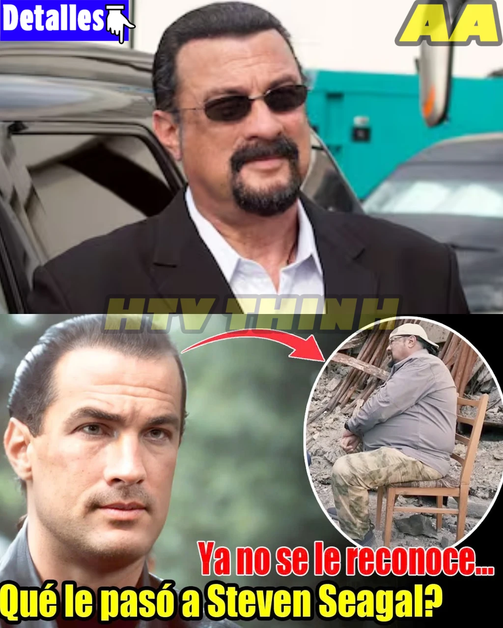 ¿Cómo se derrumbó la carrera de Steven Seagal? Nadie imaginó este final ...