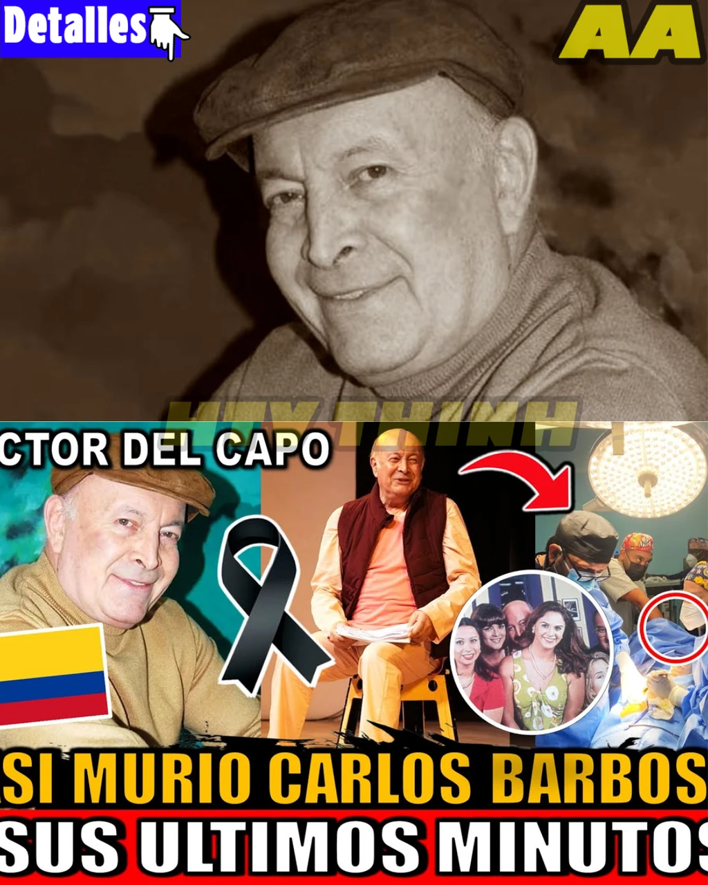 ️ Asi MURIO Carlos Barbosa 🕊️ ACTOR Colombiano De que Murio Carlos ...