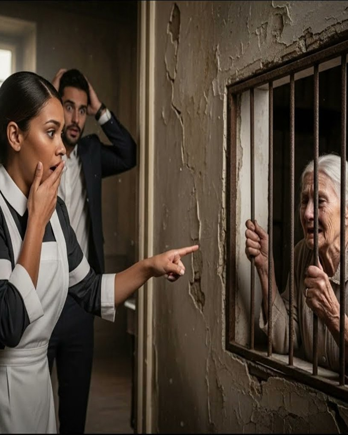 EMPREGADA DESCUBRE A LA MADRE DEL MILLONARIO ENCERRADA EN EL SÓTANO ...