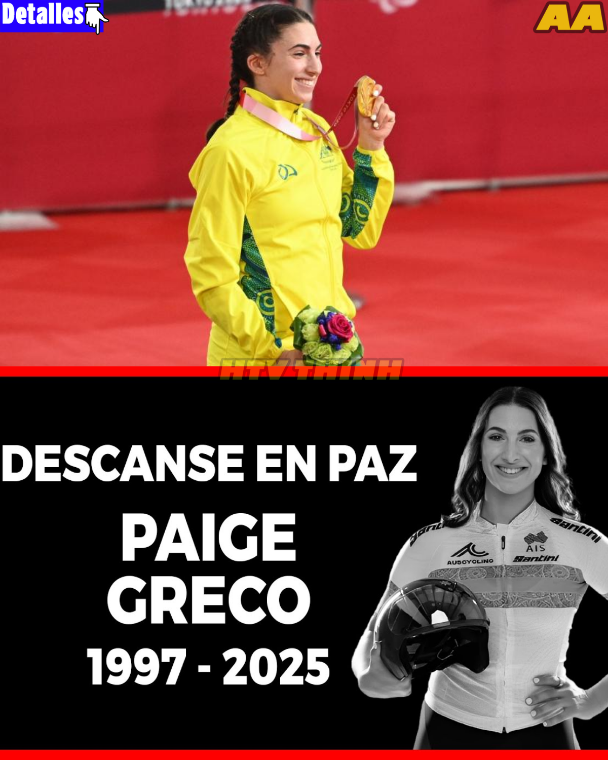 LUTO DESCANSE EN PAZ PAIGE GRECO TRAS "REPENTINO EPISODIO MÉDICO ...