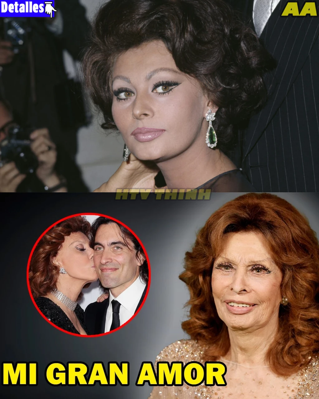 A los 91 años, Sophia Loren finalmente admite: “Él es el amor de mi ...