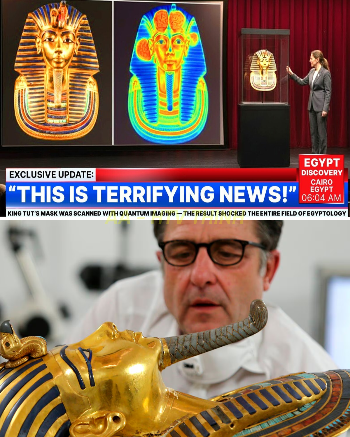 ¡LA VERDAD REVELADA! 😱 La máscara de Tutankamón fue escaneada con ...