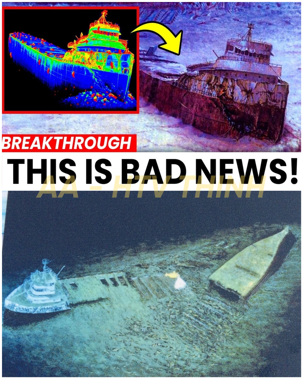 🚨Imágenes del interior del puente del SS Edmund Fitzgerald revelan una ...