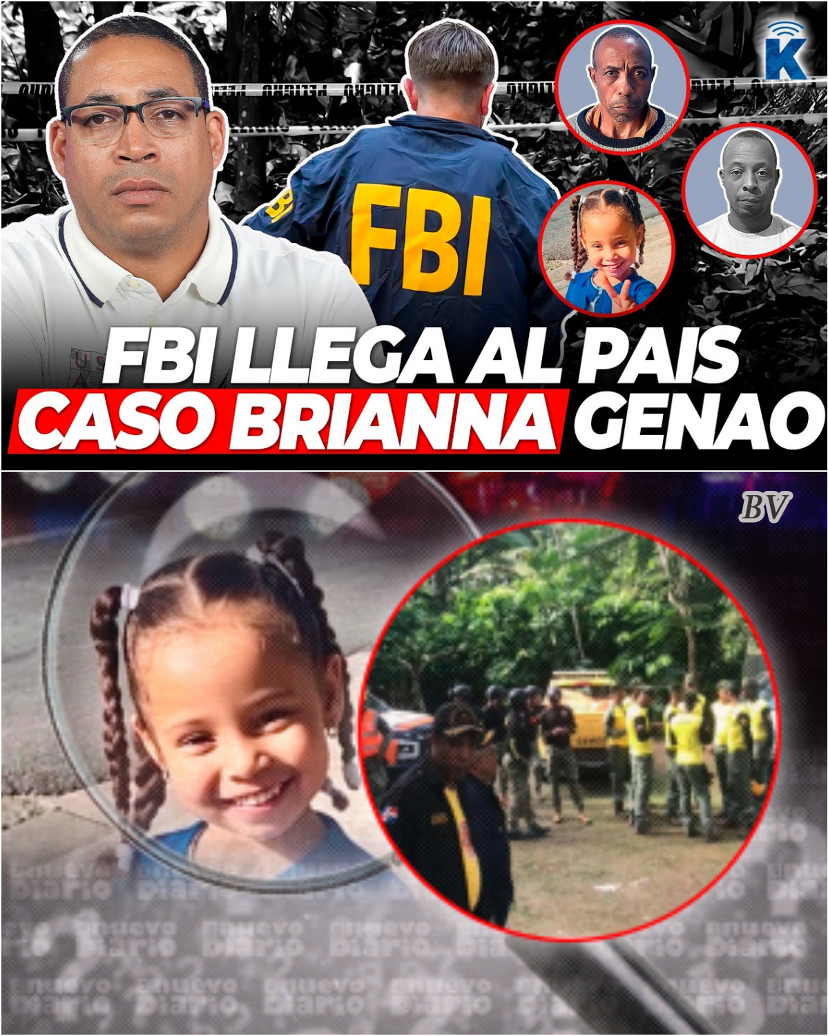 😱 El FBI Interviene en Puerto Plata: Crece la Angustia por Brianna ...