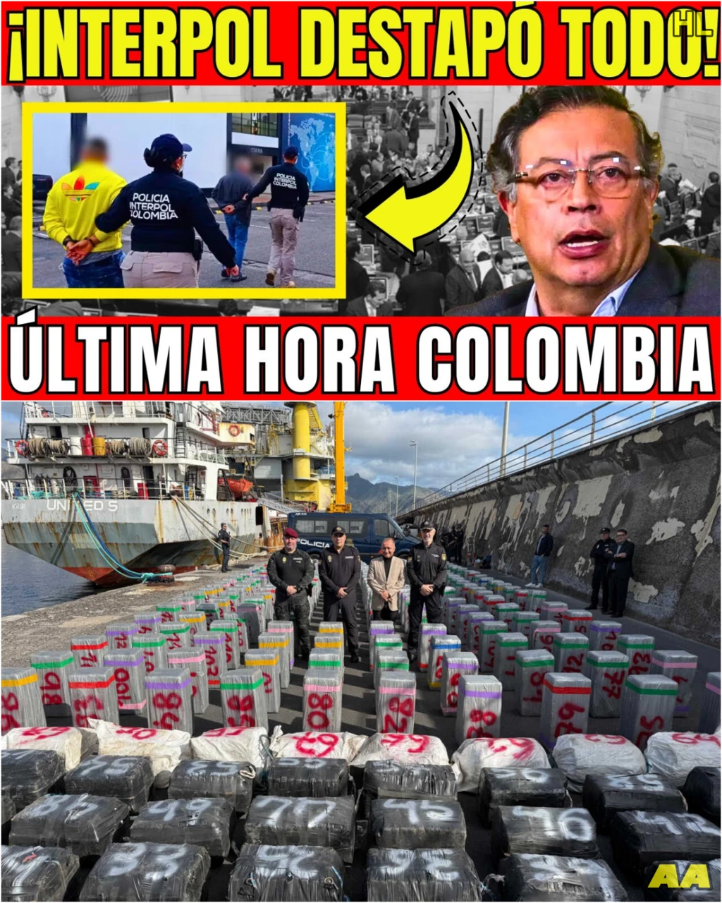 🚨 ¡Impactante descubrimiento en el Atlántico! Interpol y DEA ...